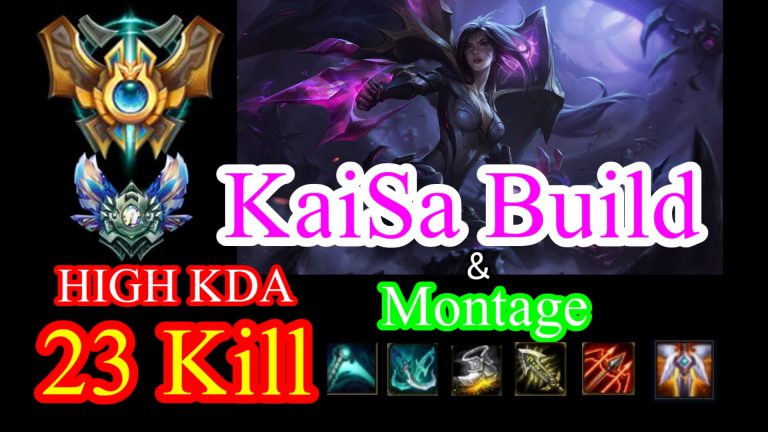 【High KDA】KaiSa ADC Challenger Build and Montage Patch 8.5 | LOL実践